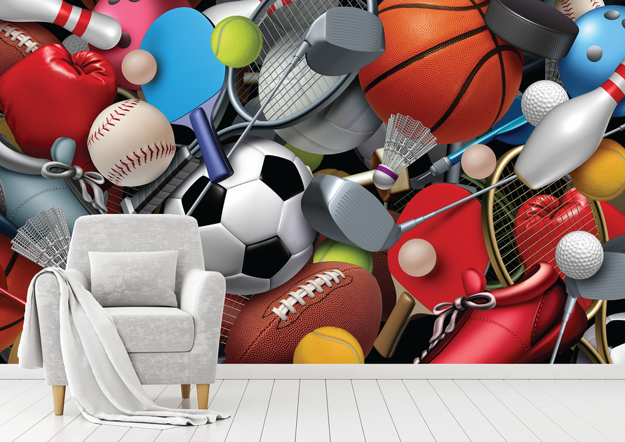 Sports Wall Murals | Custom Wall Murals from Mural Guys Canada